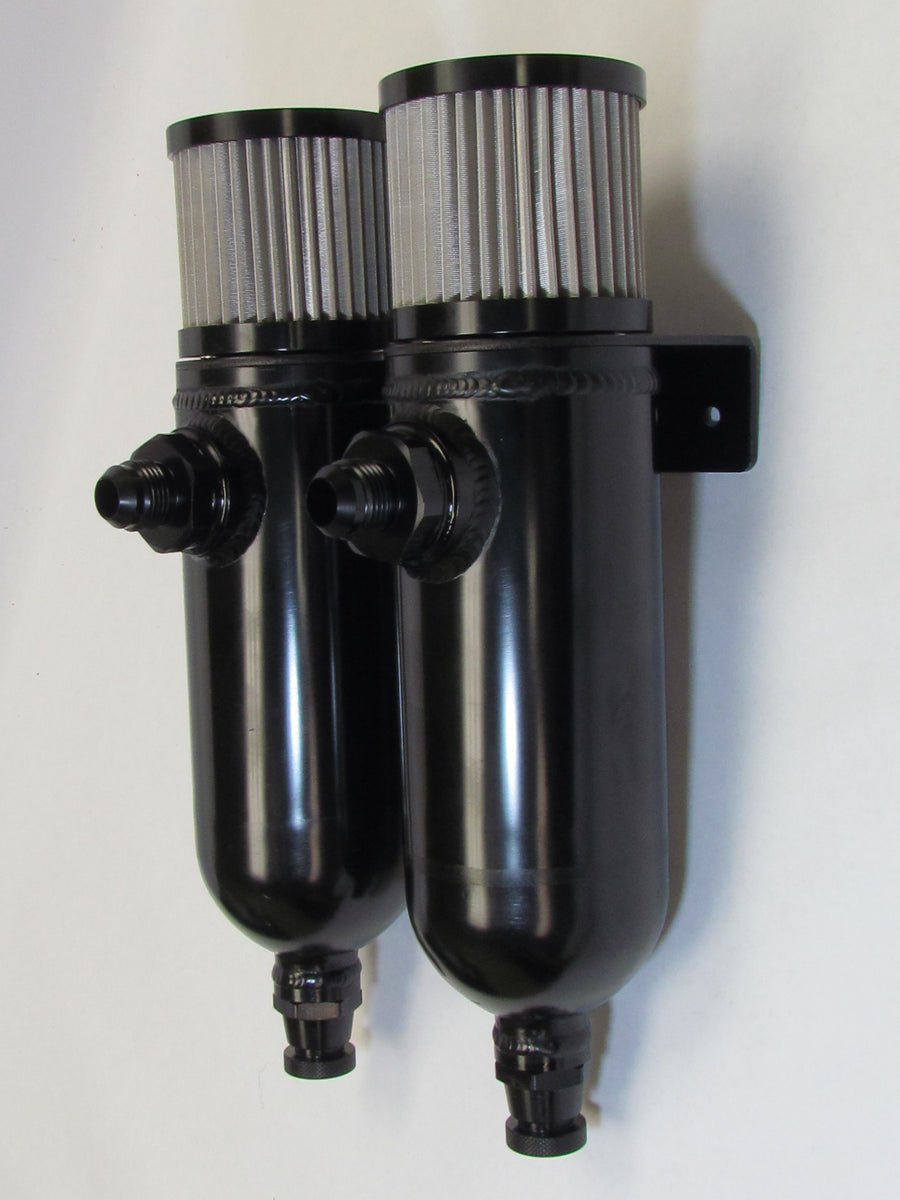 733 SERIES Dual Breather Tank & Bracket Kit - 1 Quart Each – Hyperflow Performance Inc