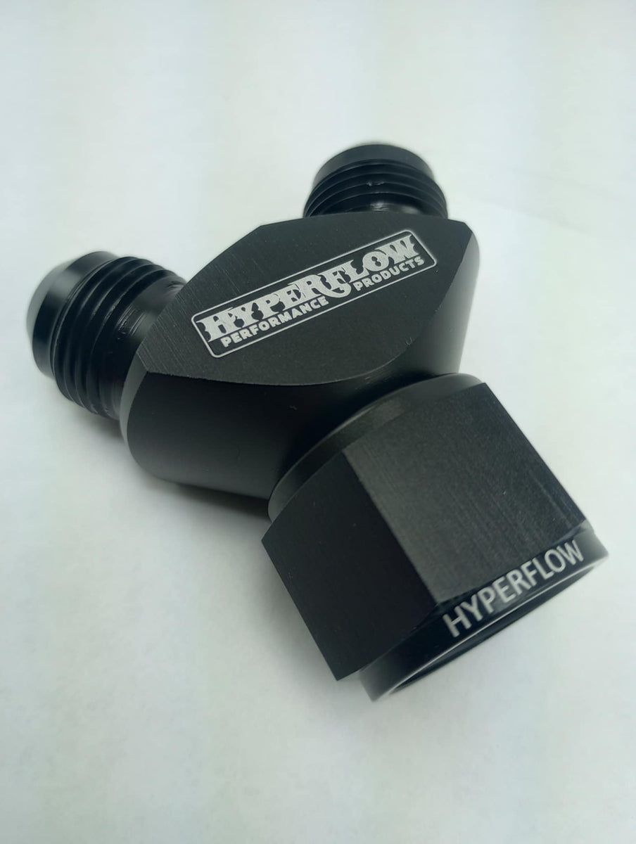 643 SERIES AN FEMALE to AN MALE Y-BLOCK – Hyperflow Performance Inc